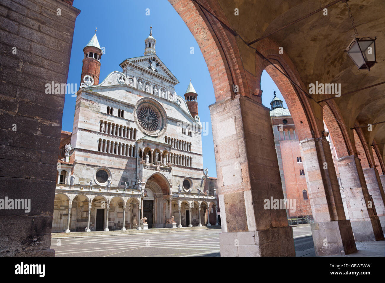Cremona - The cathedral Assumption of the Blessed Virgin Mary Stock ...