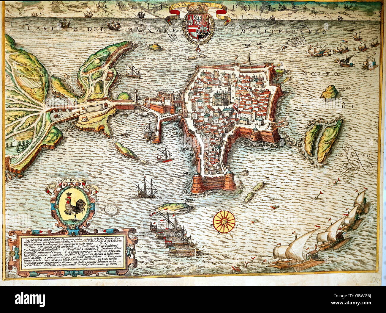 Taranto italy map hi-res stock photography and images - Alamy