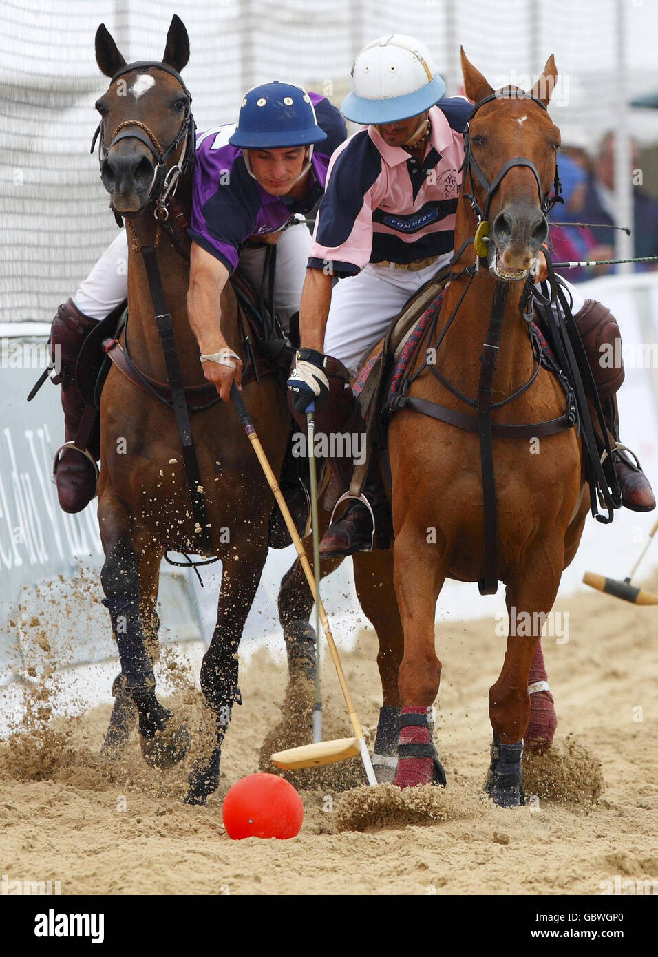Beach Polo Sandbanks High Resolution Stock Photography and Images - Alamy
