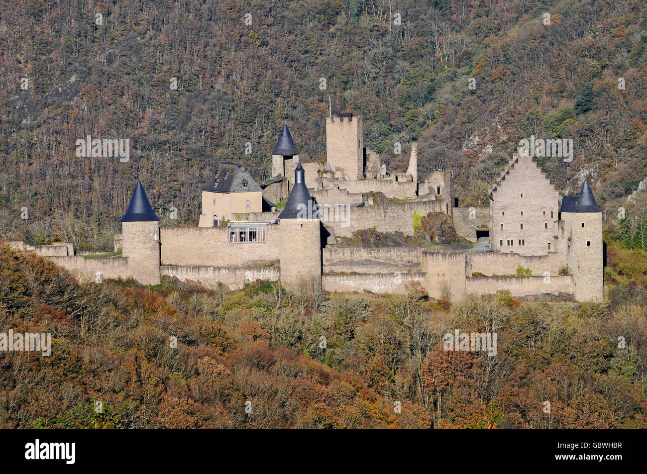Chateau, Bourscheid, Luxembourg / Burscheid Stock Photo - Alamy