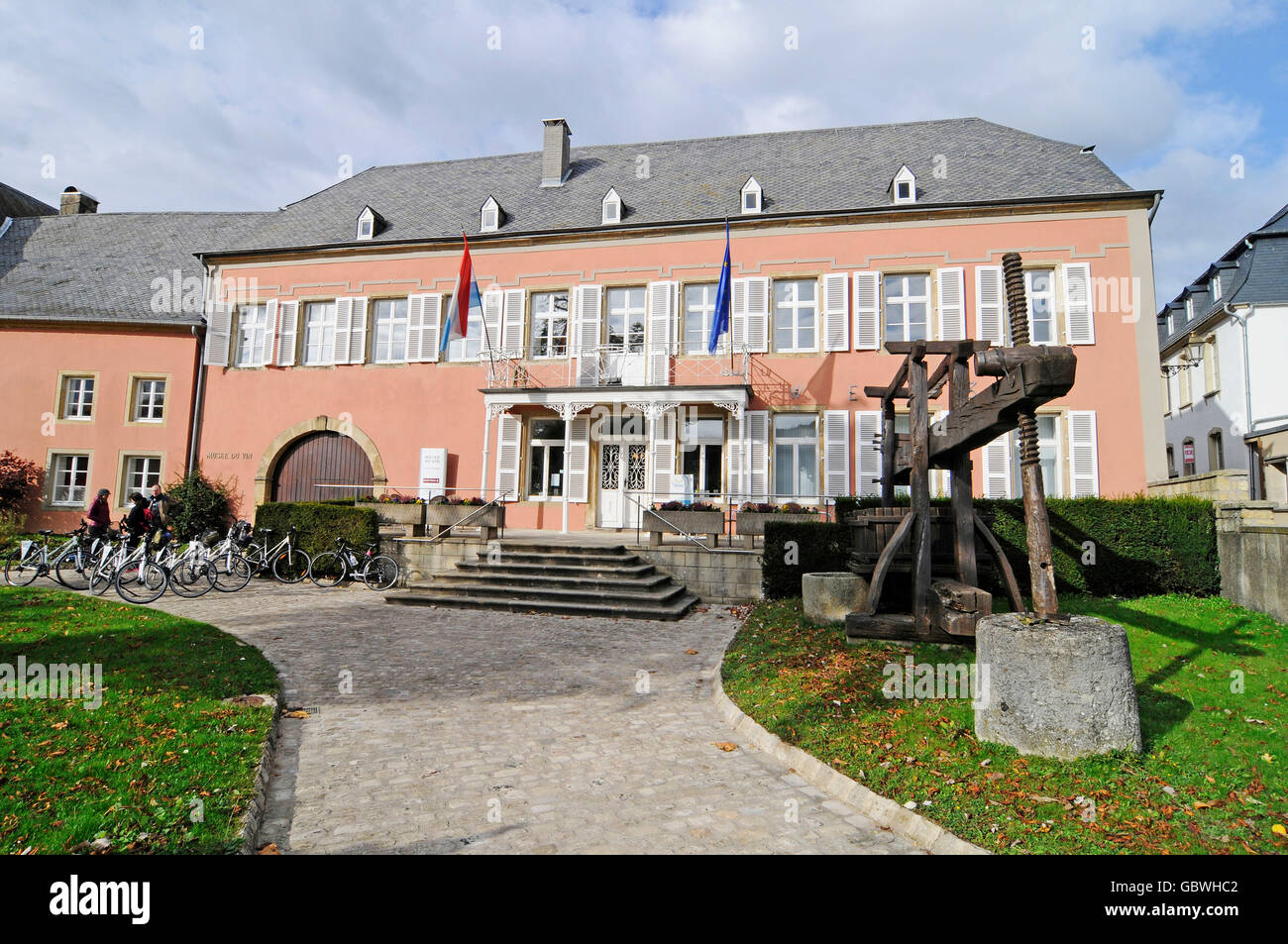 Museum of wine, Ehnen, Wormeldange, wine-growing region, Luxembourg ...