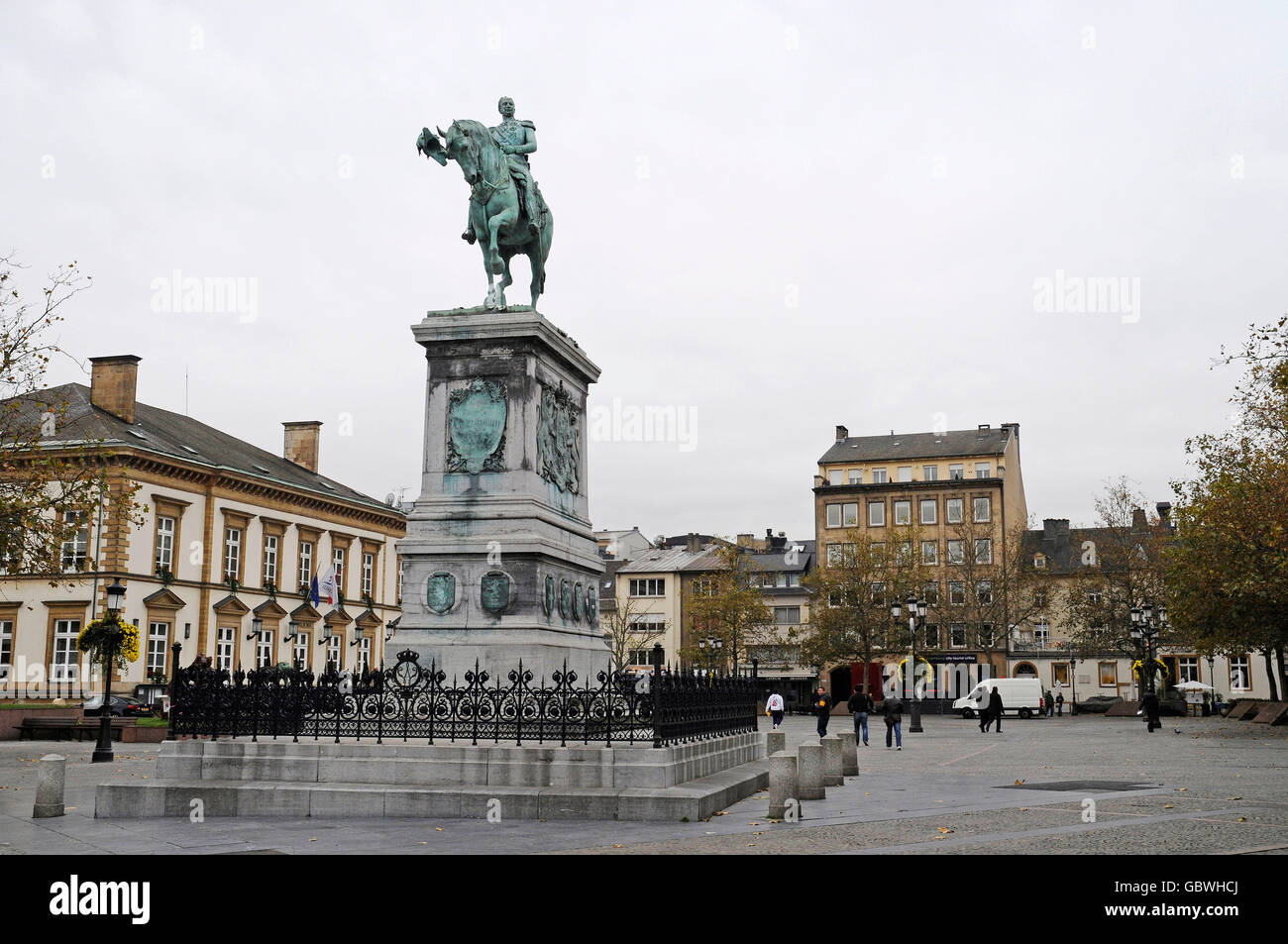 William II, equestrian statue, Place Guillaume II, Luxembourg city ...