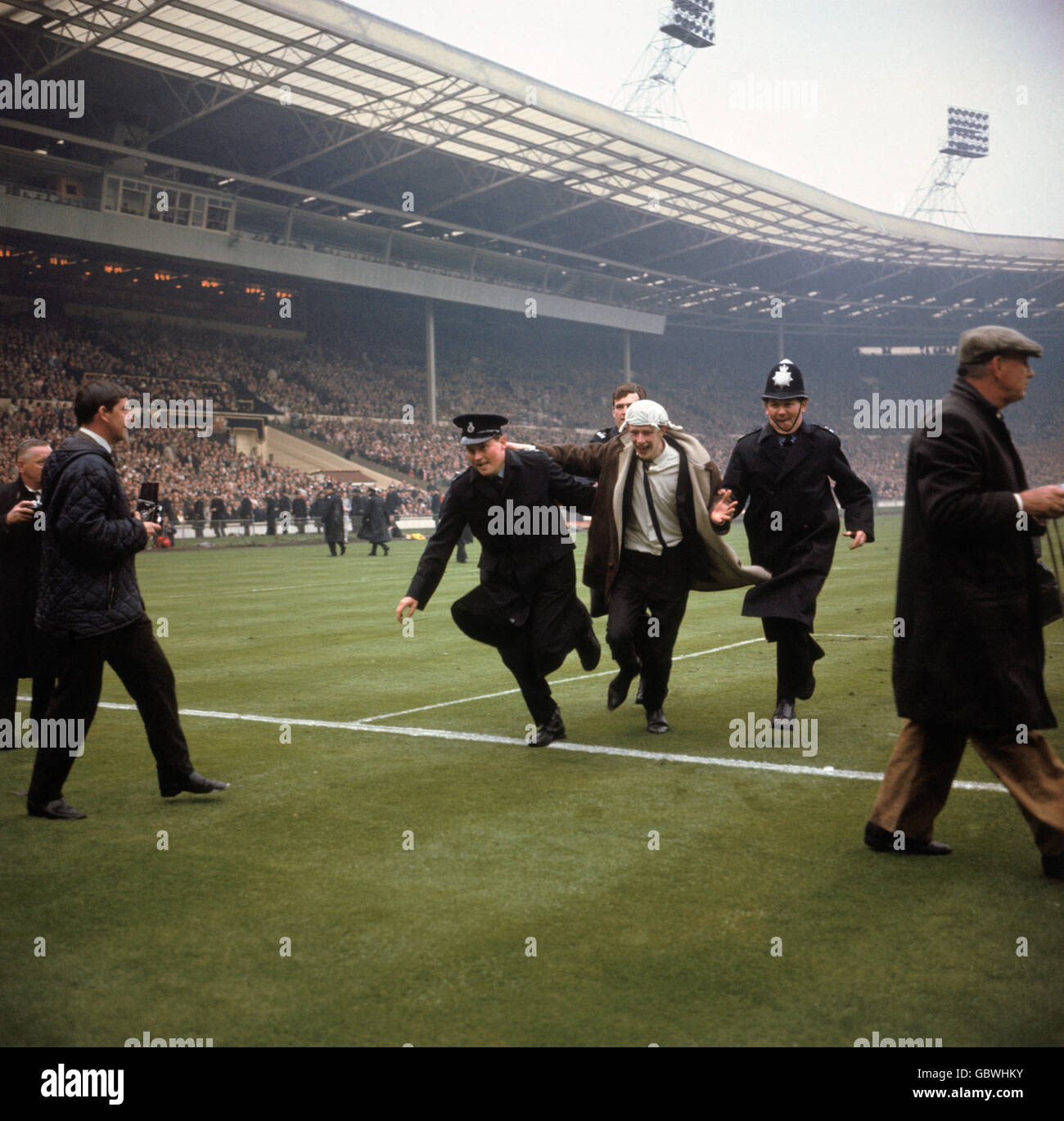 Football invasion pitch invader security hi-res stock photography and ...