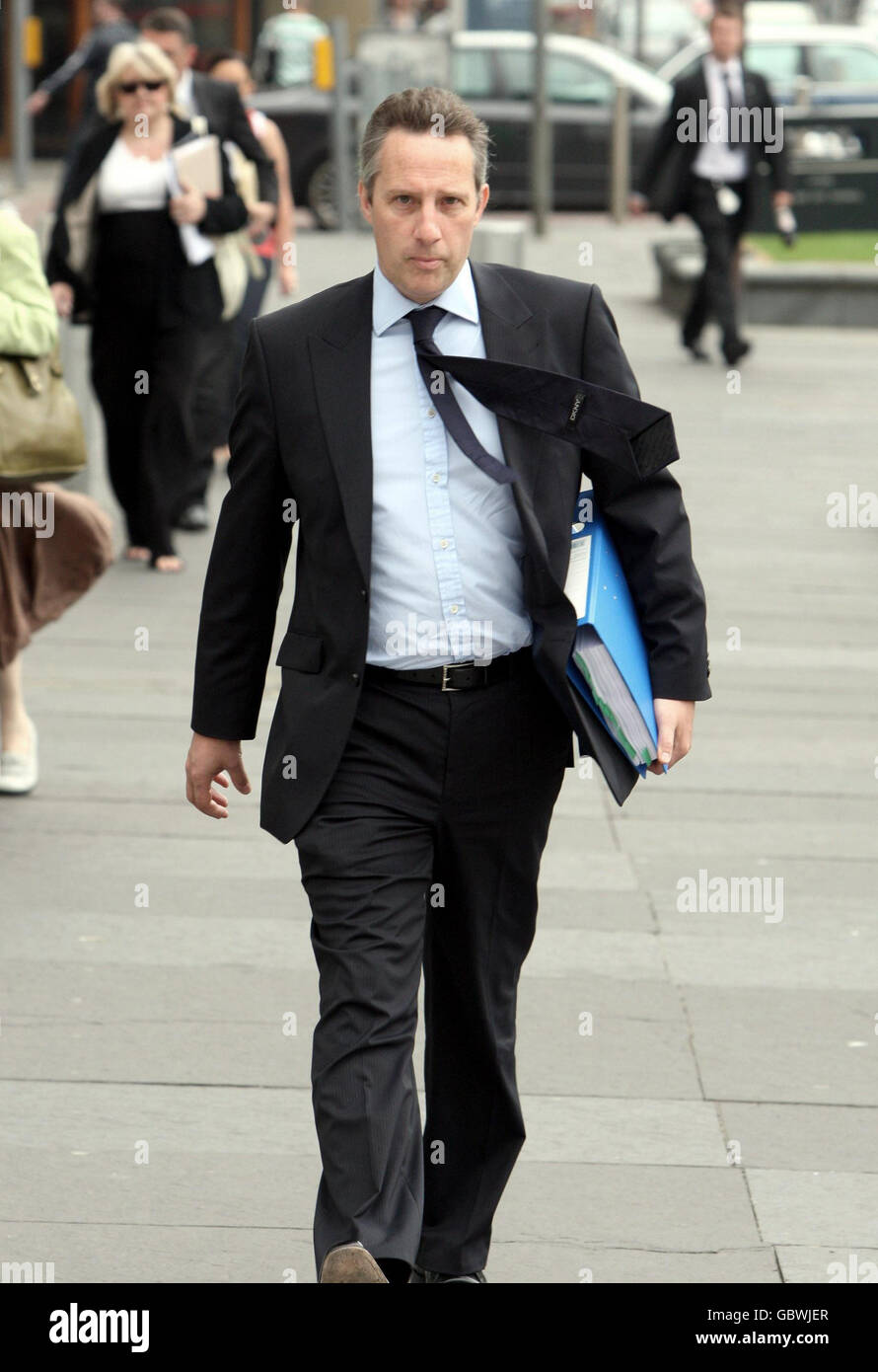 Ian Paisley Jnr court case Stock Photo - Alamy