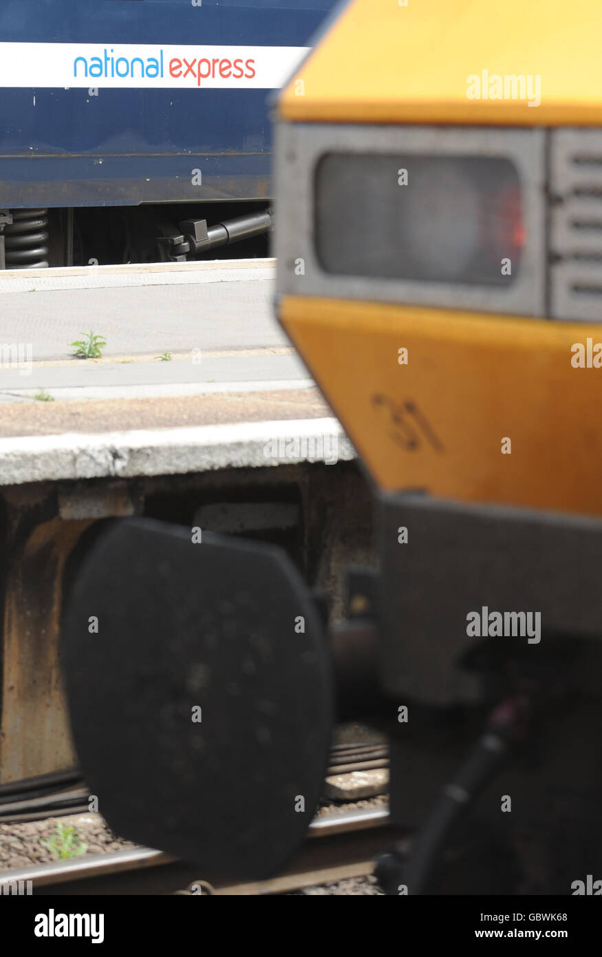 Commons protest over rail announcement Stock Photo - Alamy