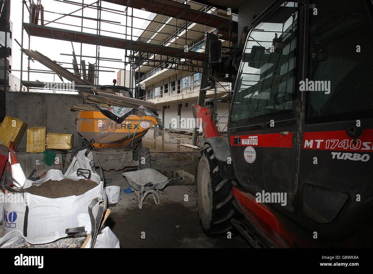 Empty and unfinished apartment blocks in Dublin today as it emerged ...
