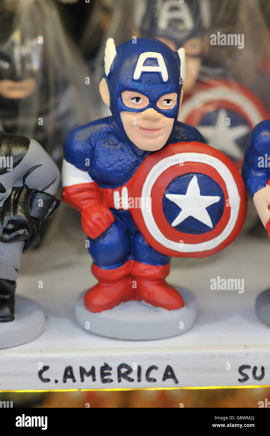 ´Caganers´, Captain America, feature of modern nativity scenes at Santa ...