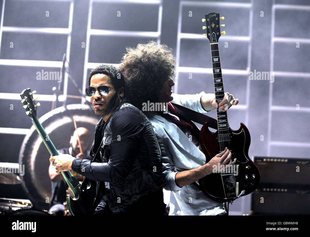 Lenny Kravitz concert Stock Photo - Alamy