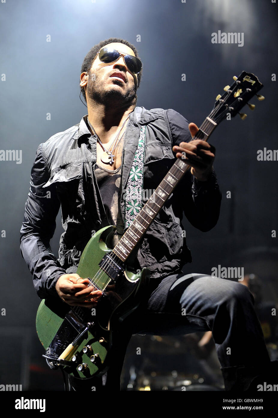 Lenny Kravitz concert Stock Photo - Alamy