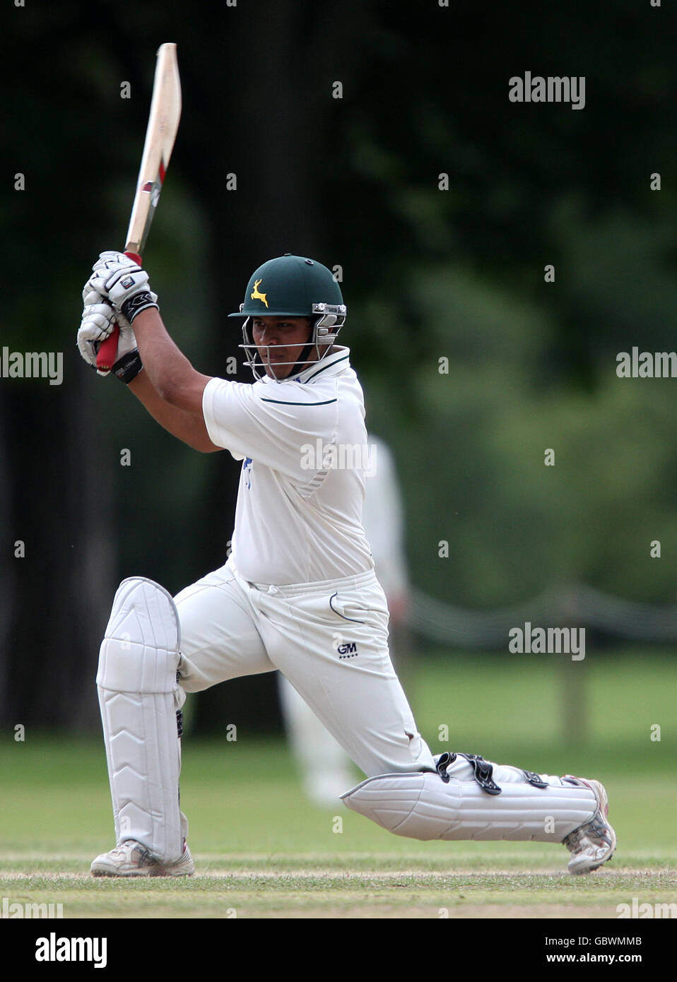 Nottinghamshire akhil patel bats against oxford ucce hi-res stock ...