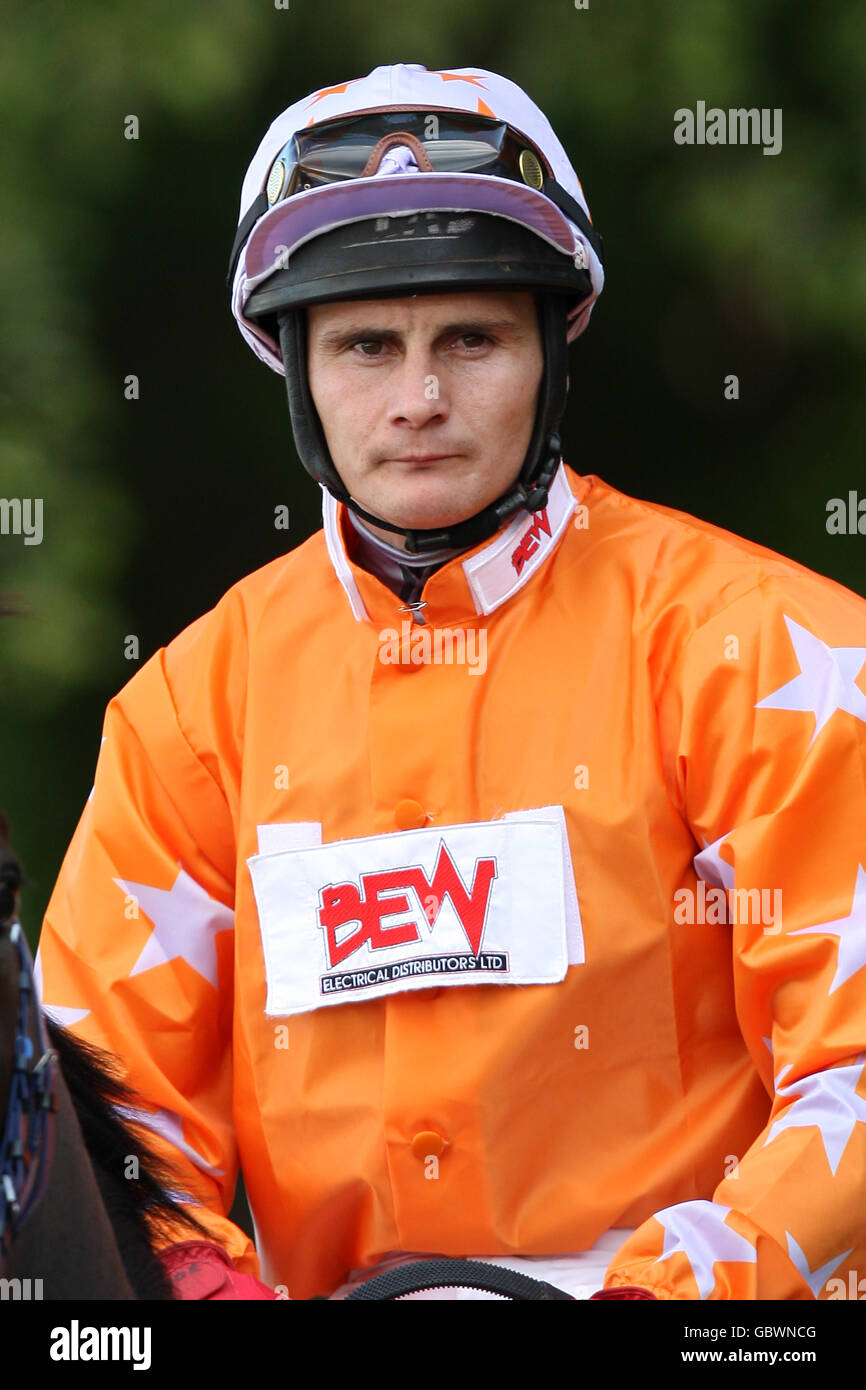 Horse Racing - Property Race Day - Sandown Park. Paul Doe, jockey Stock ...