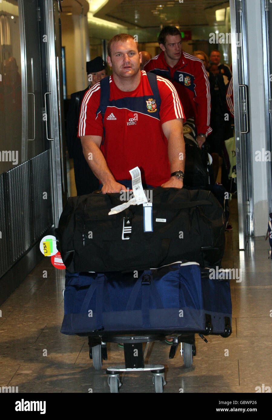Rugby Union - British and Irish Lions Return - Heathrow Stock Photo - Alamy
