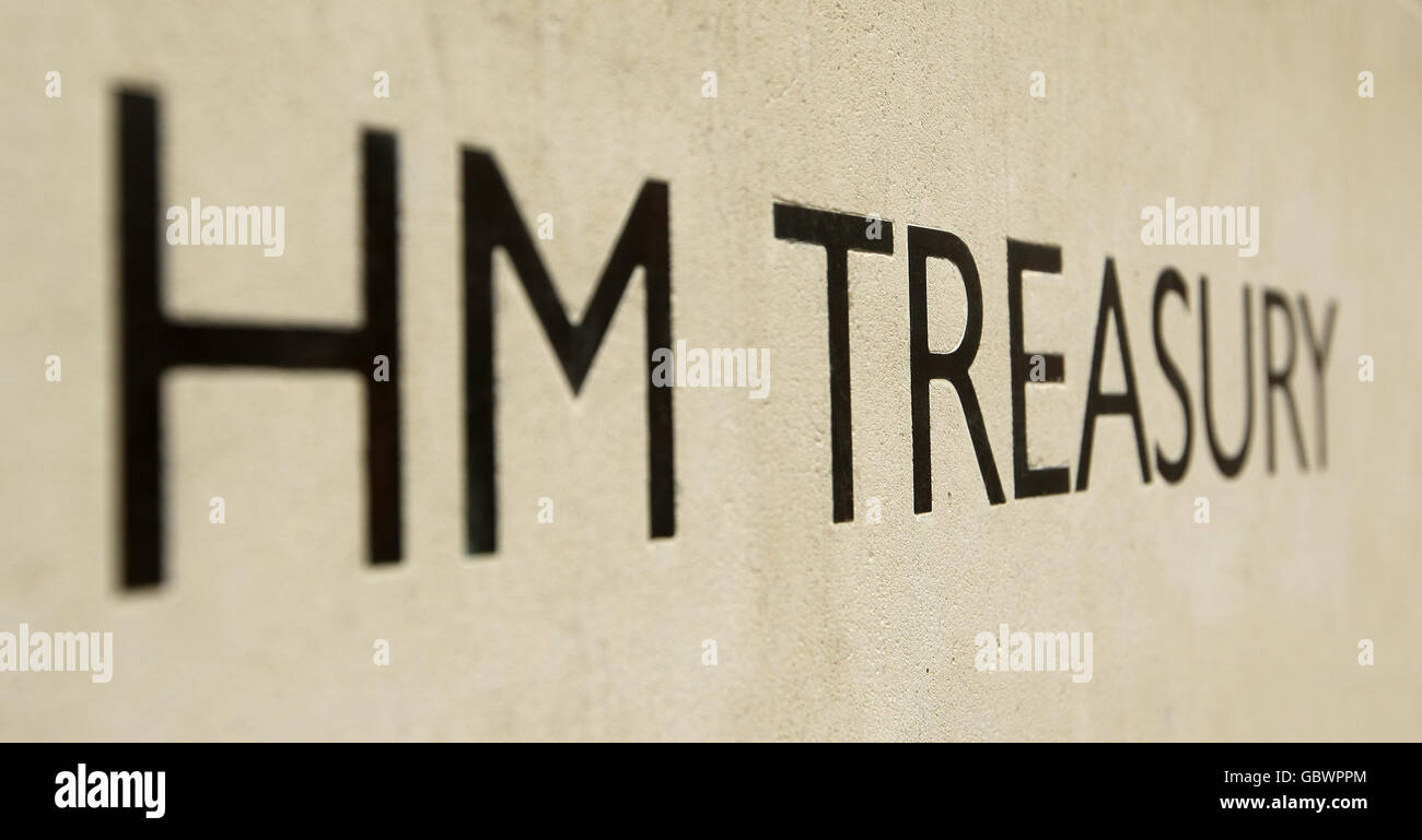 Hm treasury logo hi-res stock photography and images - Alamy