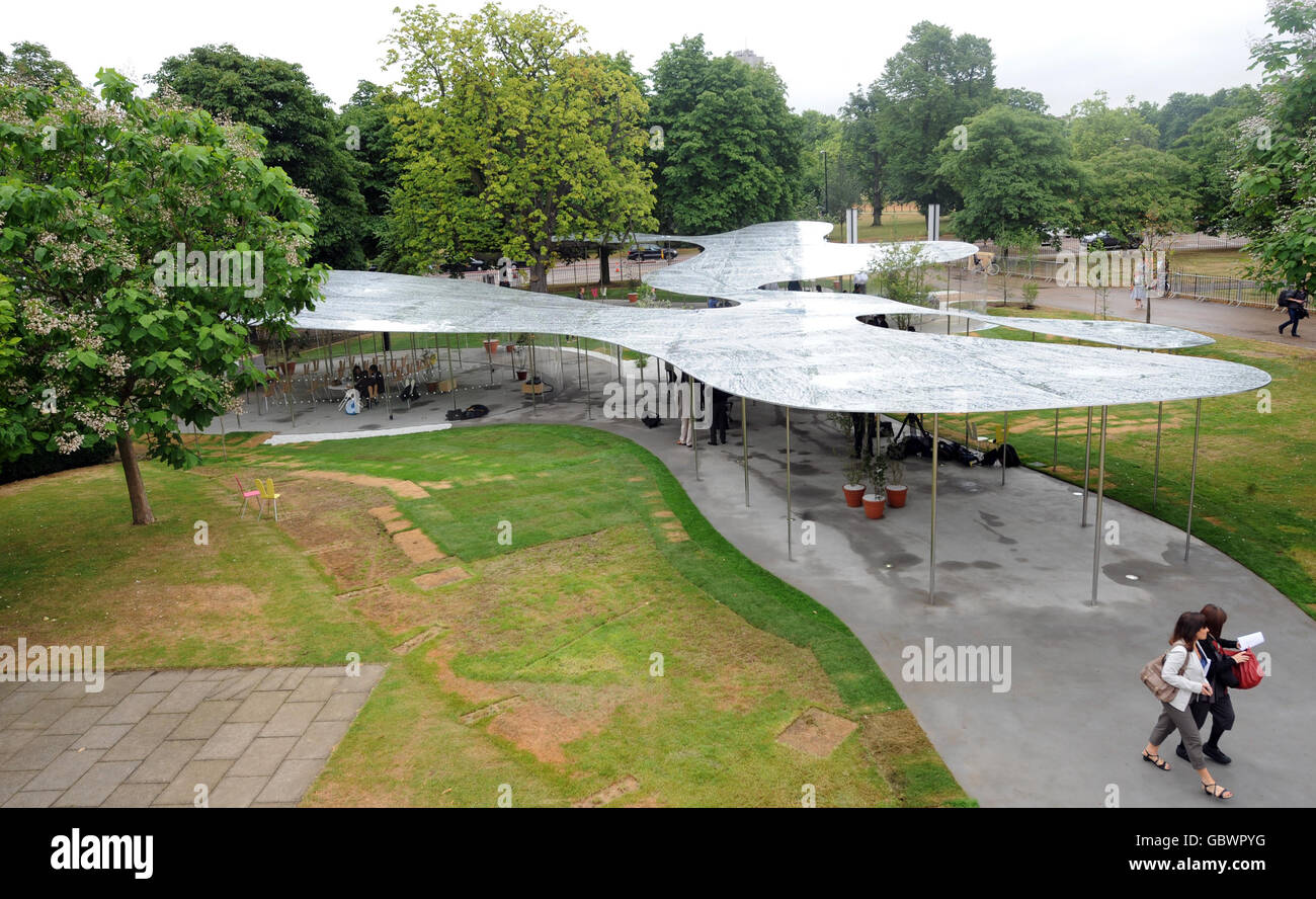 The new Serpentine Gallery Pavilion at the Serpentine Gallery in ...