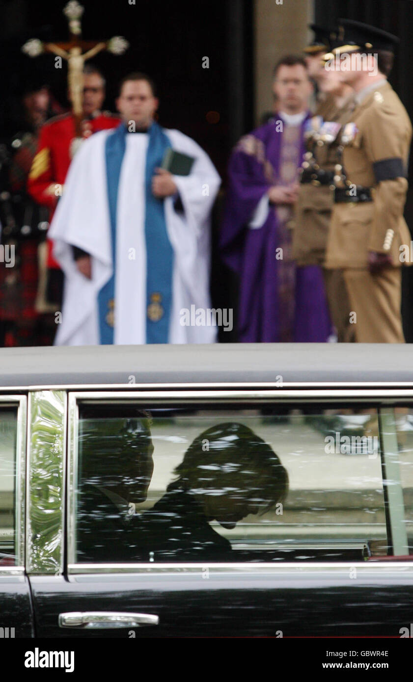 Friends and family of Major Sean Birchall of the 1st Battalion Welsh ...