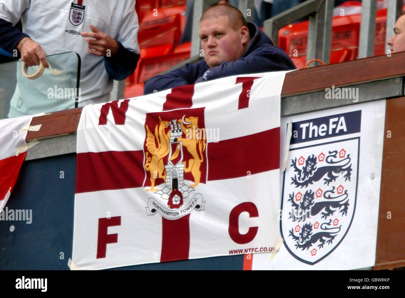 Fat england sport fan hi-res stock photography and images - Alamy