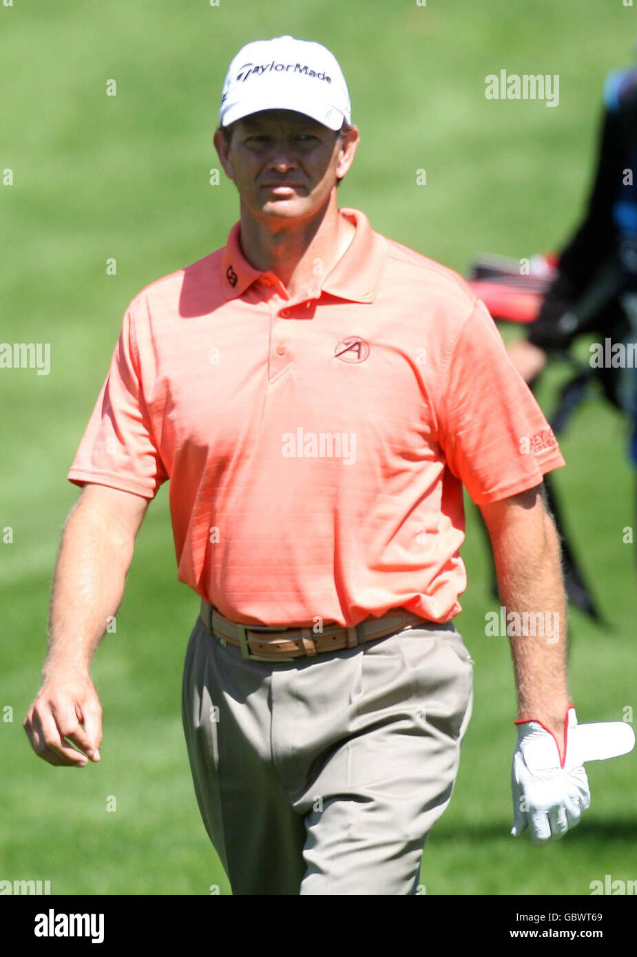 South Africa's Retief Goosen on the ninth during the Barclays Scottish ...
