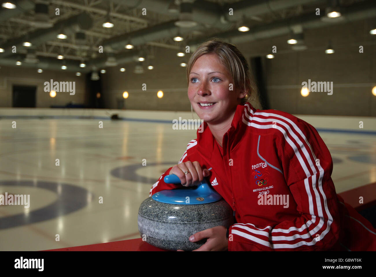 Olympics curling eve muirhead feature forthbank ice rink hi-res stock ...