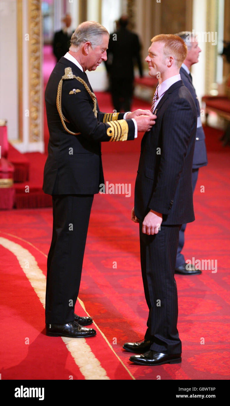 Cyclist Edward Clancy, from Newton-Le-Willows, is made an MBE by the ...