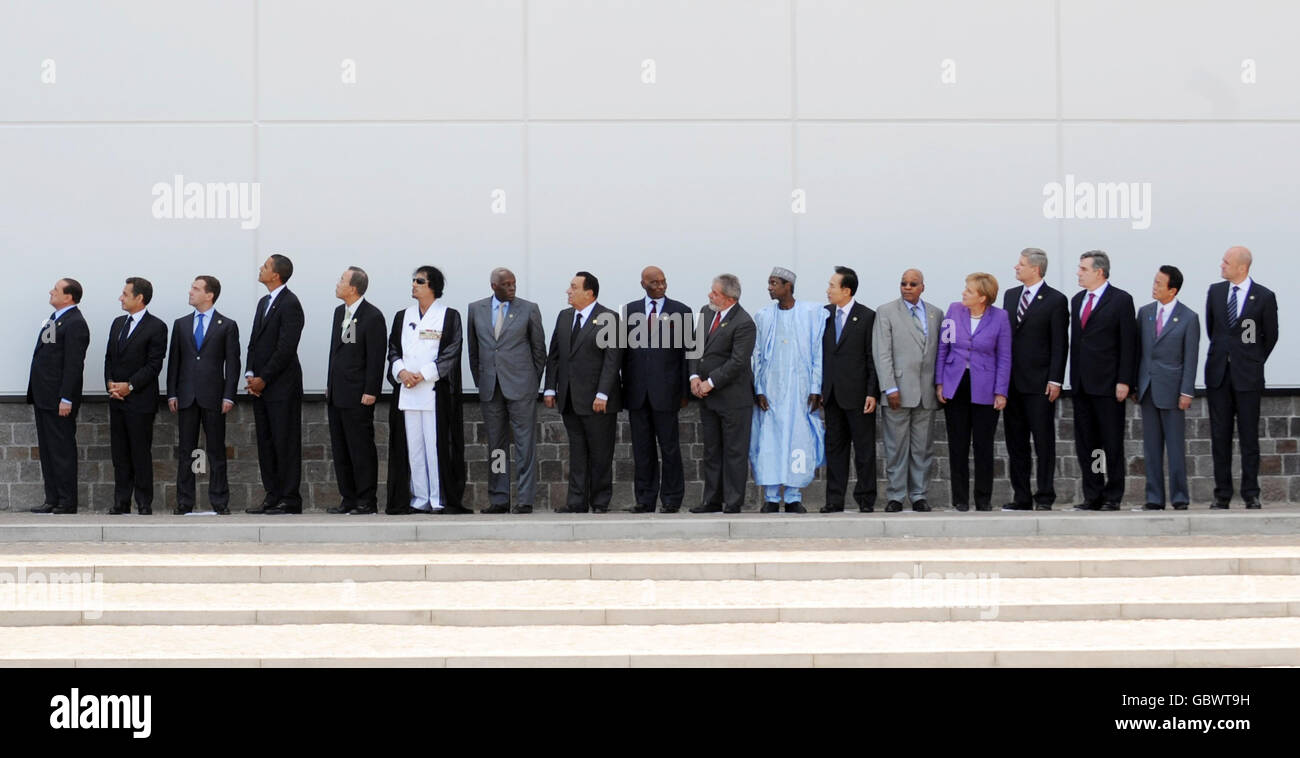 Italy G8 Summit Stock Photo - Alamy
