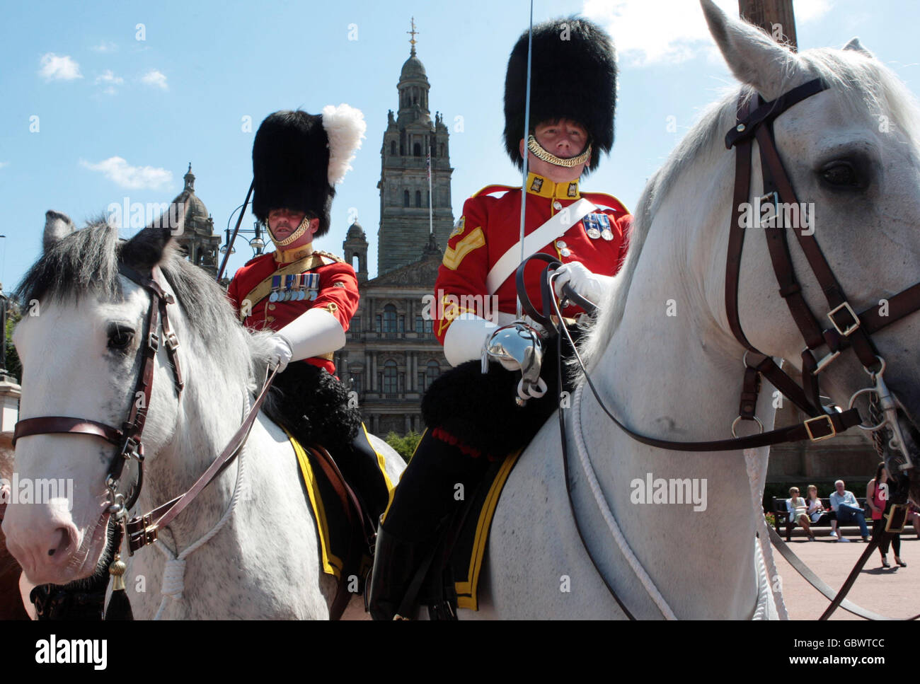 Royal Scots Dragoon Guards parade in Glasgow Stock Photo: 110591388 - Alamy