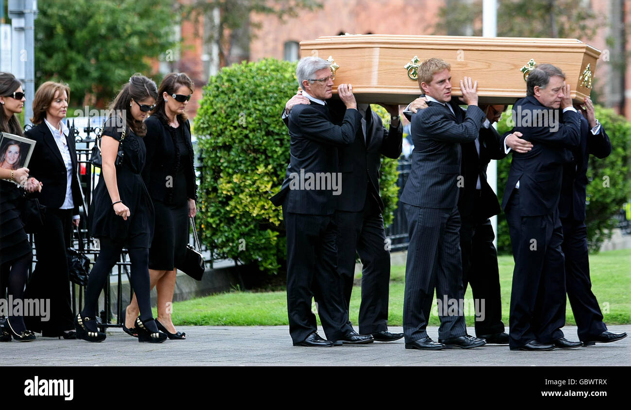 Dr Jane Deasy funeral Stock Photo - Alamy