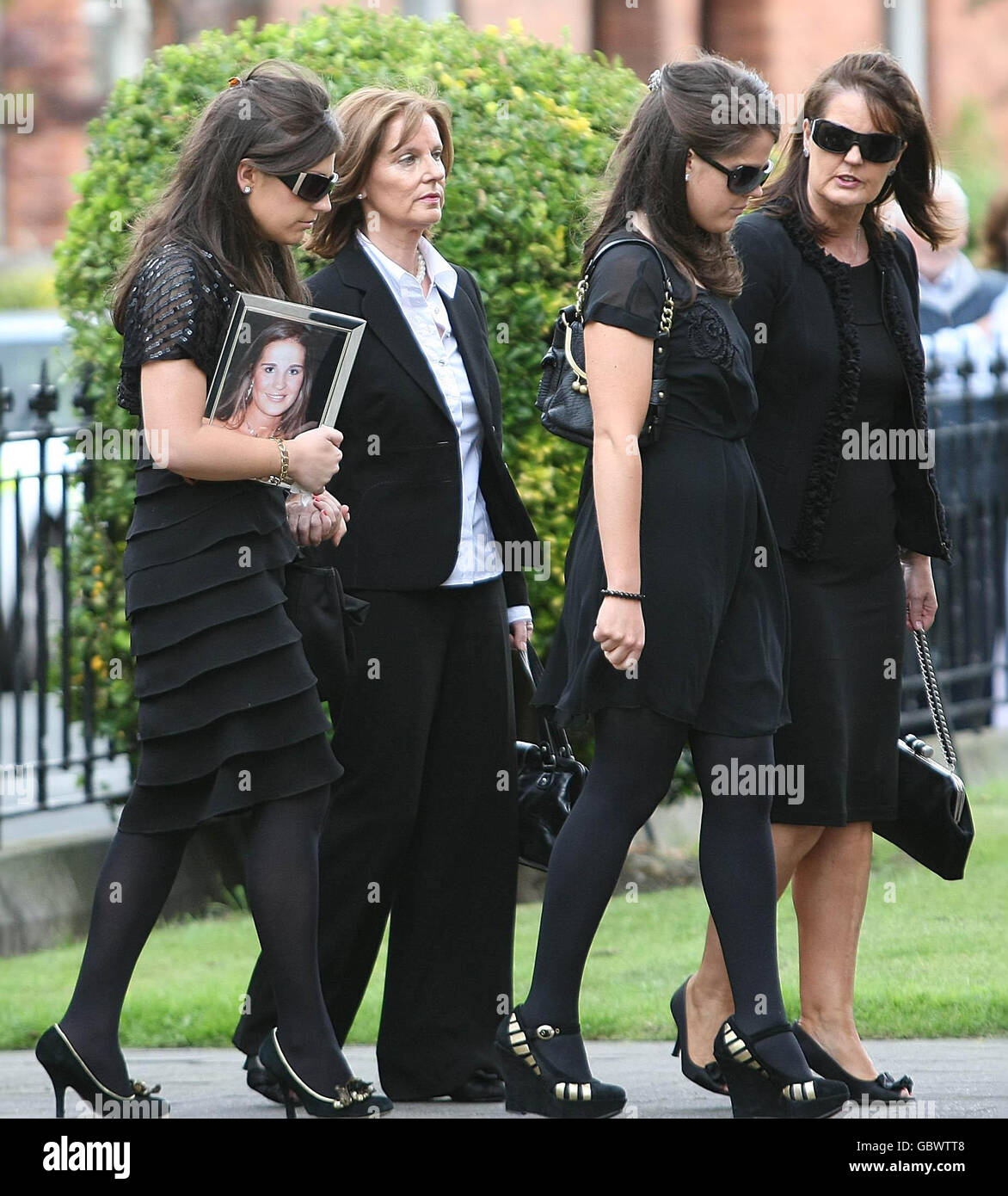 Mourners arrive funeral dr jane deasy hi-res stock photography and ...