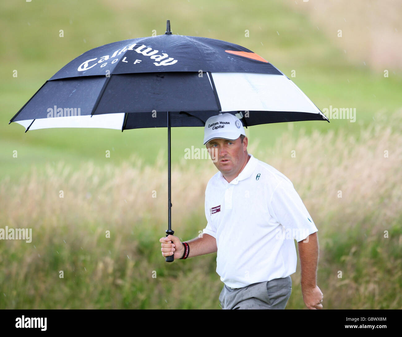 Ireland's Damien McGrane during the Practice Round at Turnberry Golf ...