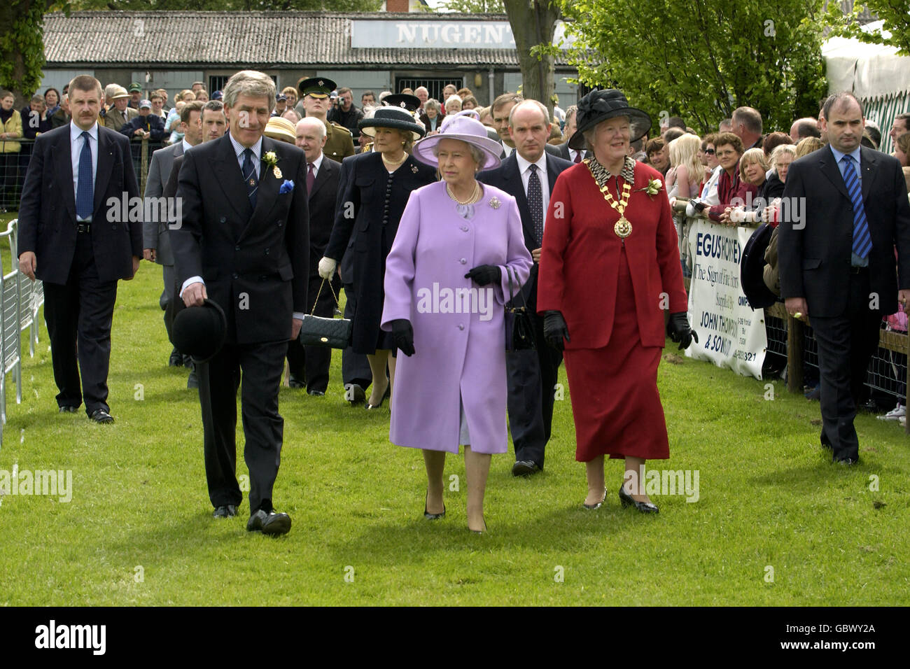Queen Elizabeth II attends the Royal Ulster Agricultural Show, Balmoral ...