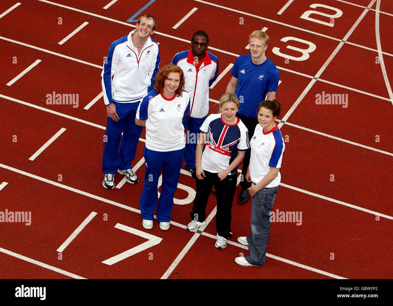 Paralympians Ben Rushgrove, Kate Grey, Darren Harris, Katrina Hart ...