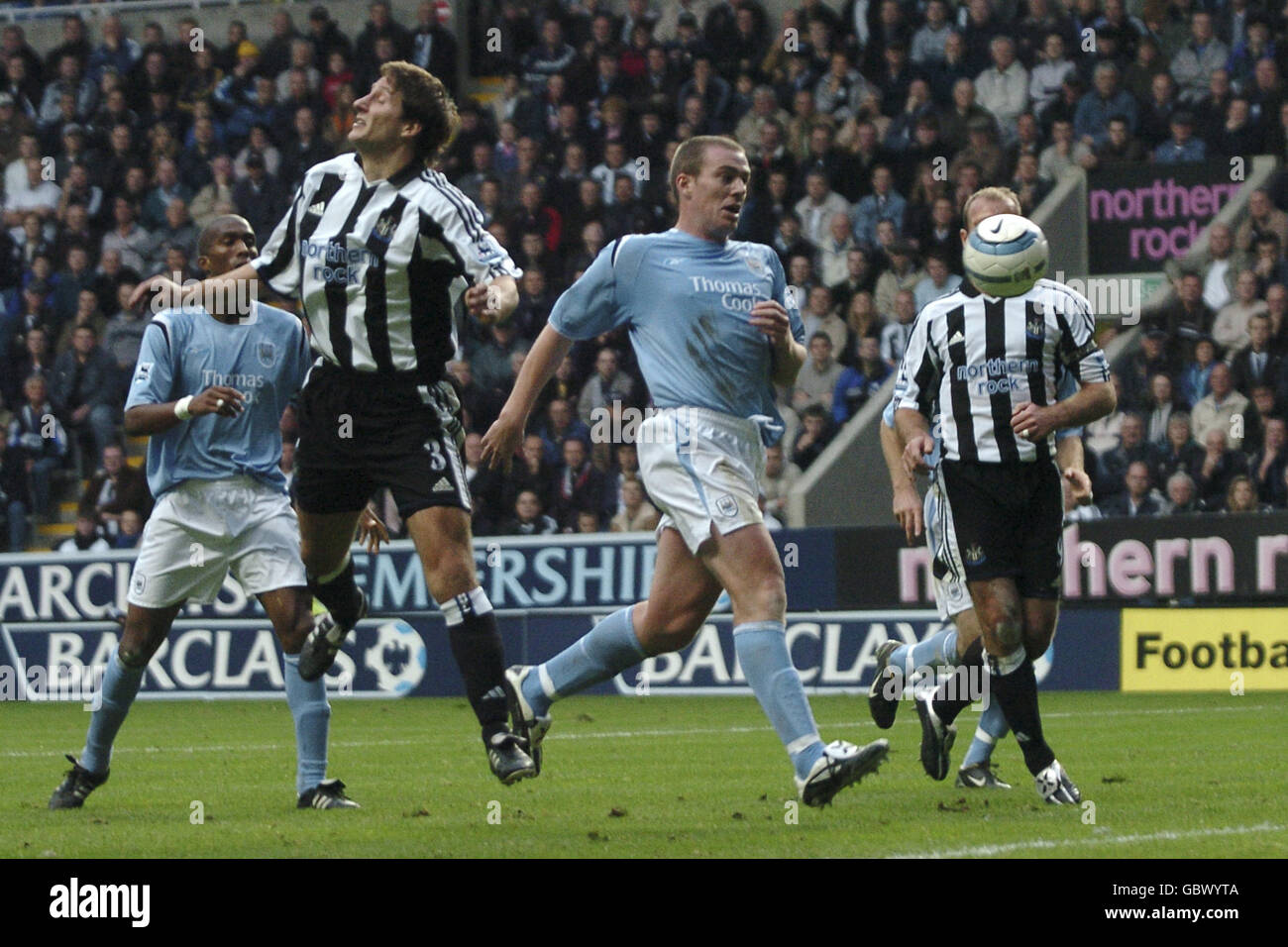 Newcastle uniteds robbie elliott their third goal of the game hi-res ...