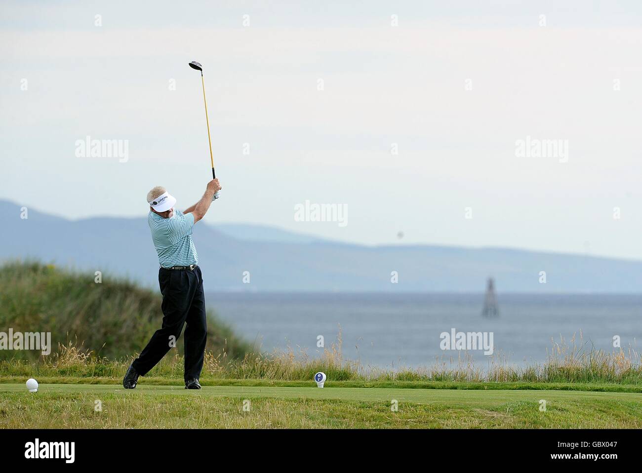 USA's Bruce Vaughan in action during the first day of the Open ...
