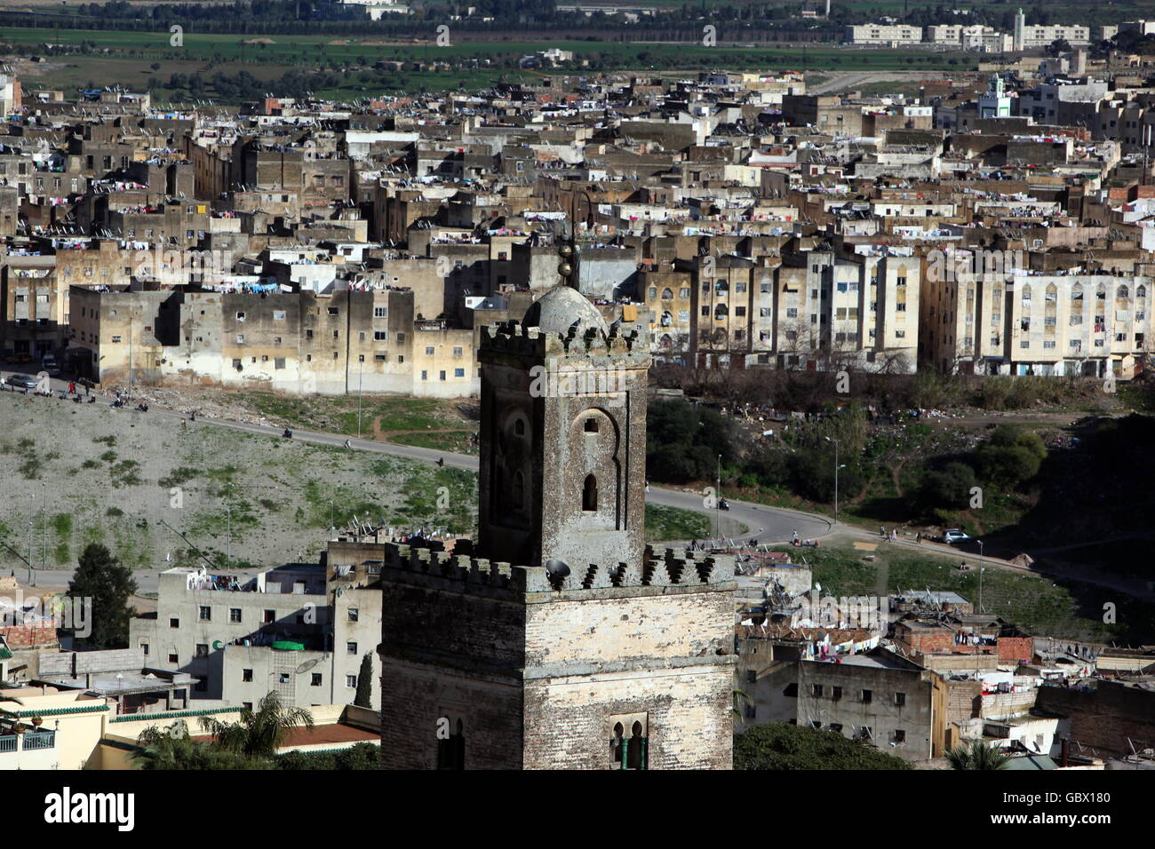 The Medina of old City in the historical Town of Fes in Morocco in ...