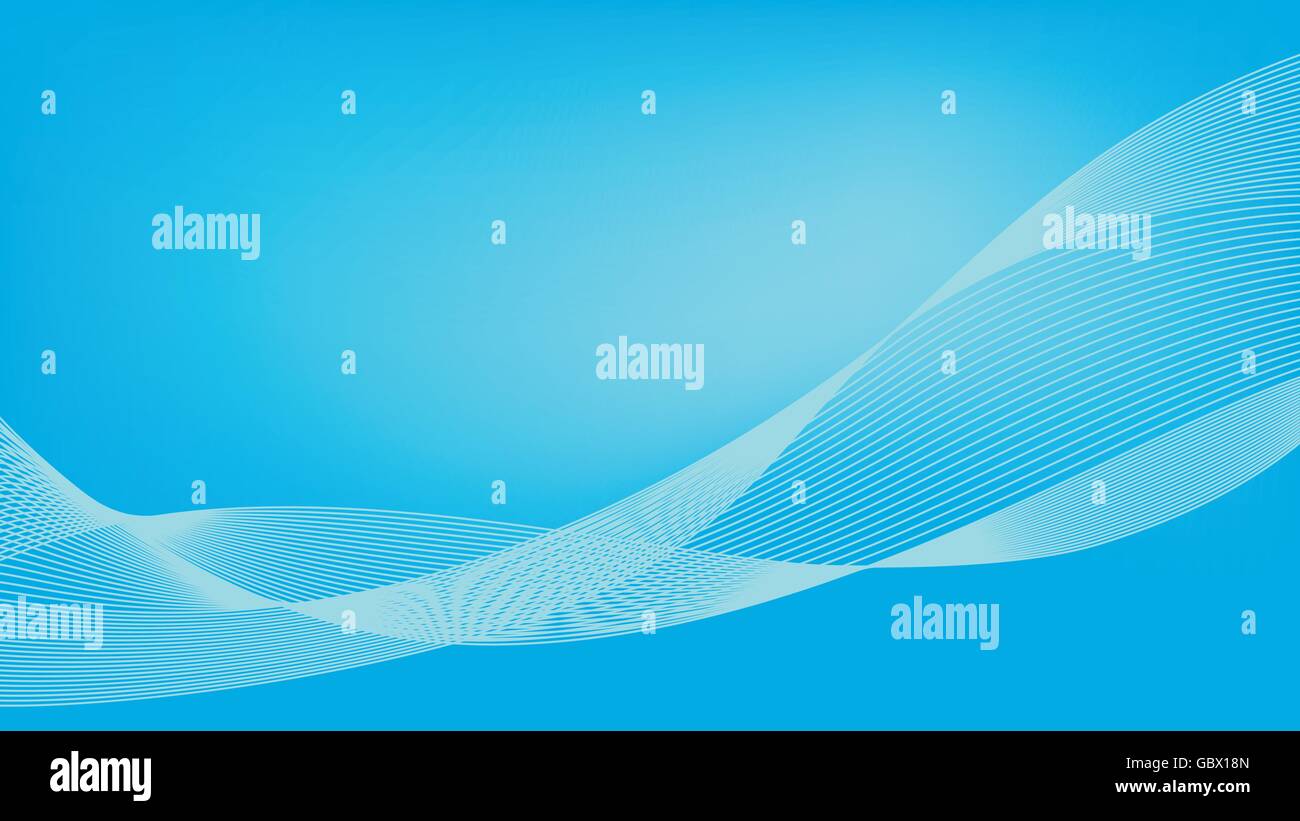 Blue background with white waves and gradient mesh Stock Vector Image ...