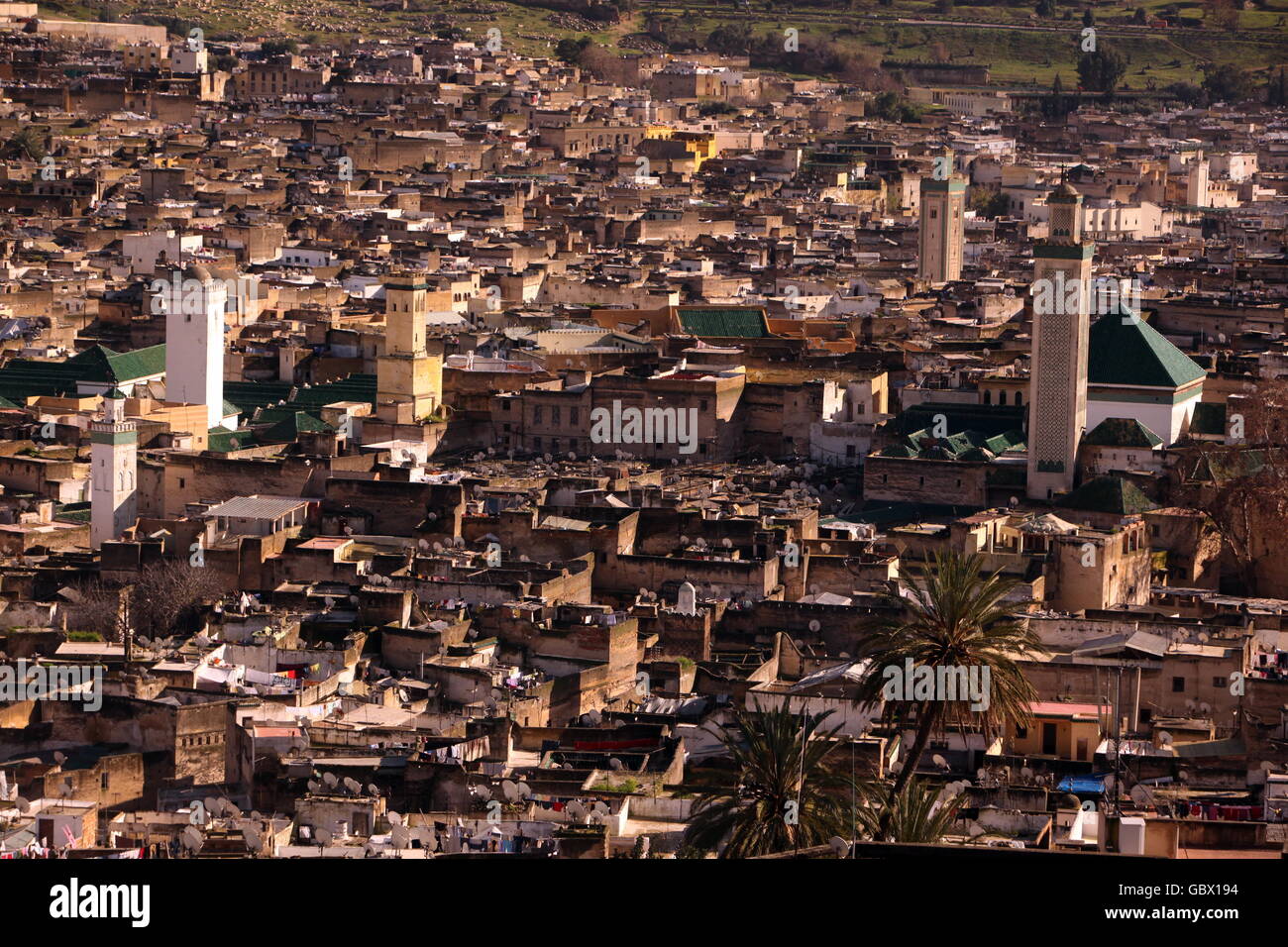 The Medina of old City in the historical Town of Fes in Morocco in ...