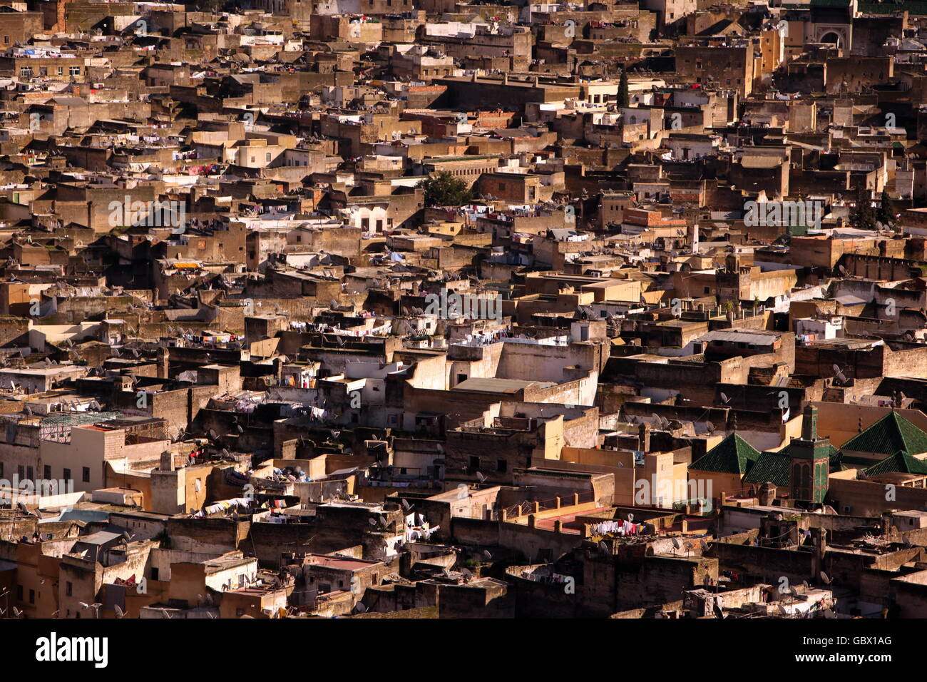 The Medina of old City in the historical Town of Fes in Morocco in ...