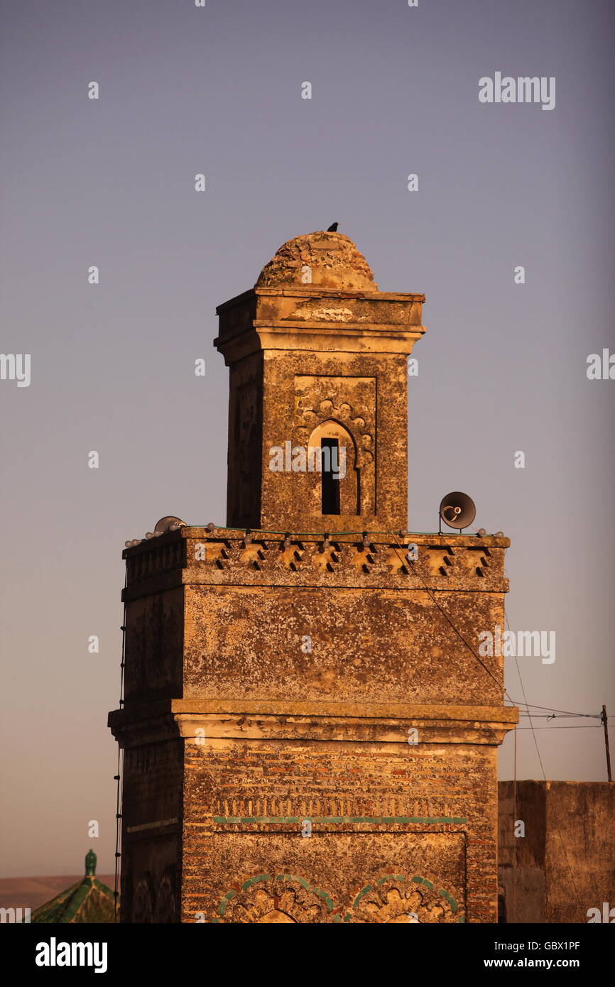 The Medina of old City in the historical Town of Fes in Morocco in ...