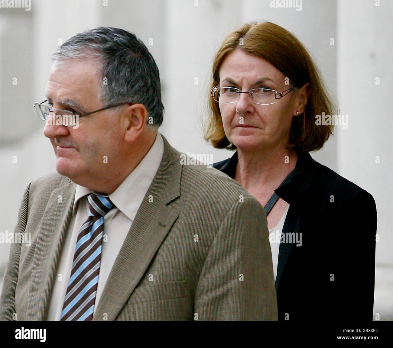 Kay Gilderdale arrives with her estranged husband Richard Gilderdale at ...