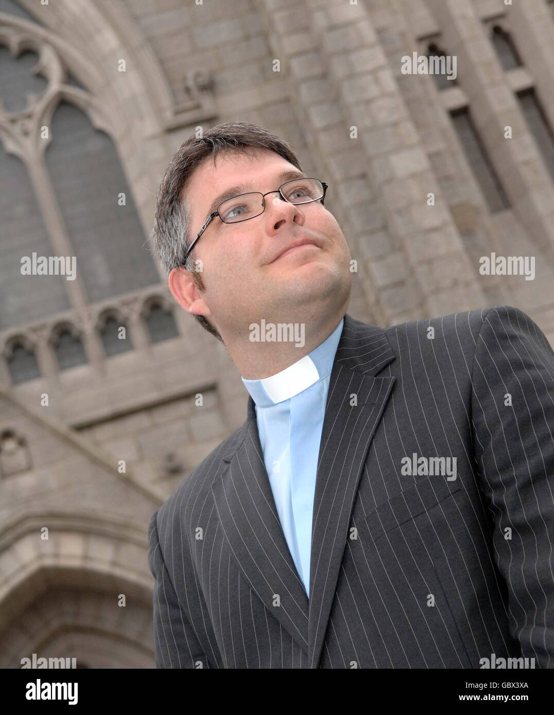 Gay minister reverend scott rennie at queens cross church hi-res stock ...
