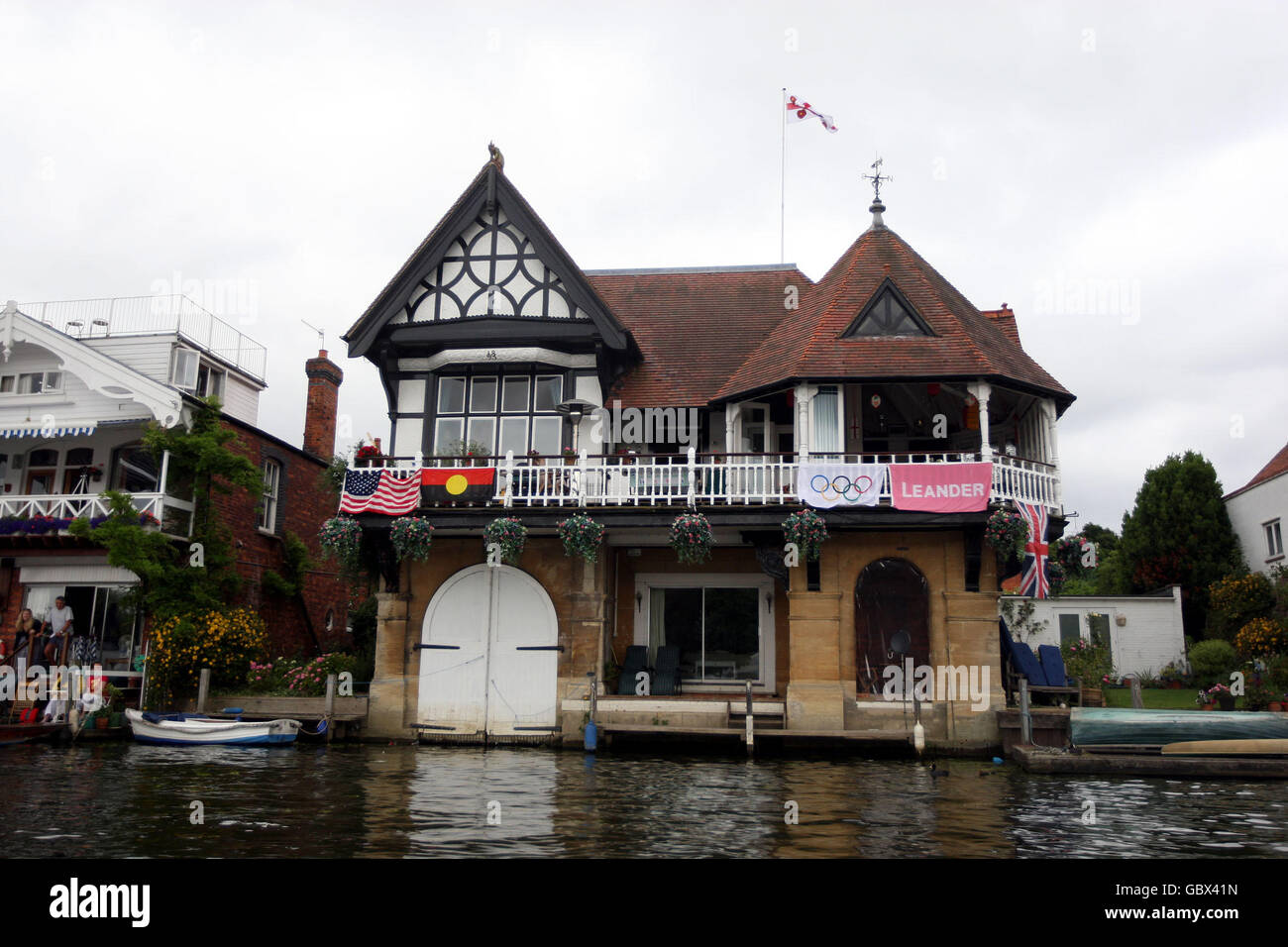 Action from the Henley Royal Regatta which takes place on the river ...