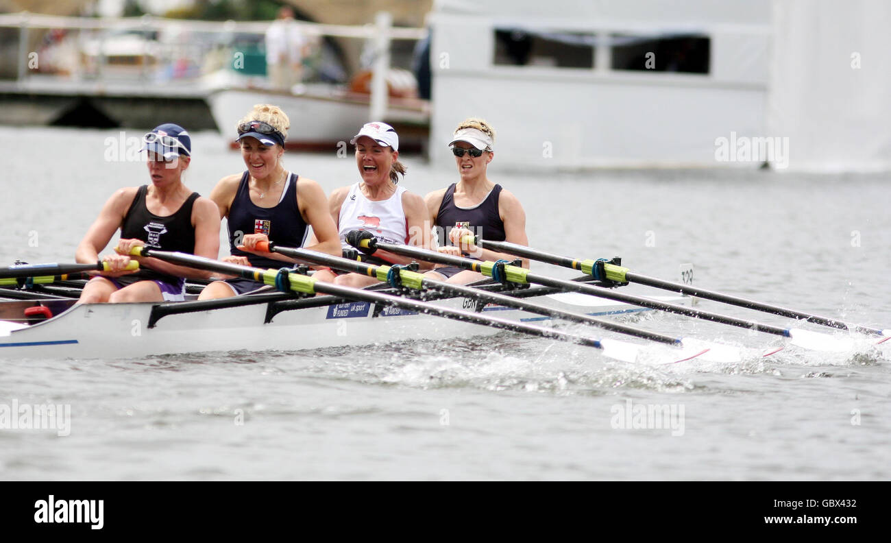 Henley regatta henley on thames oxfordshire london hi-res stock ...