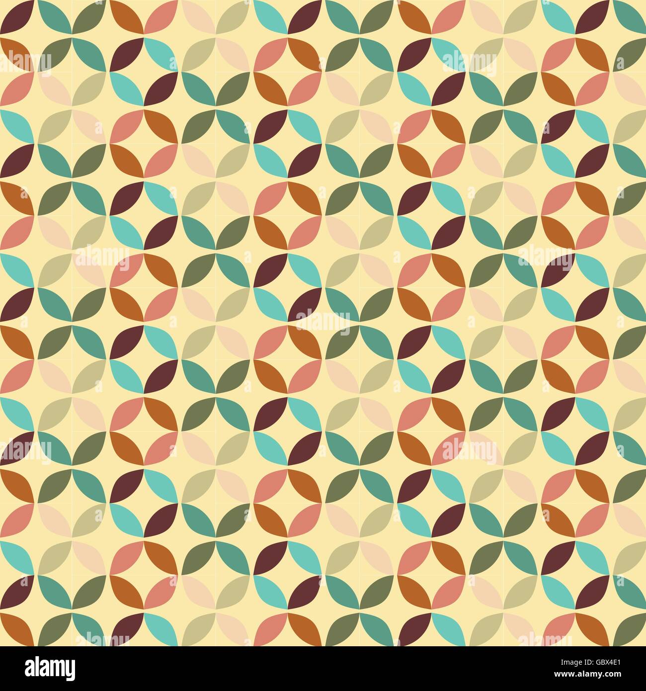 Vector Geometric Circle Pattern Background Stock Vector Image & Art - Alamy