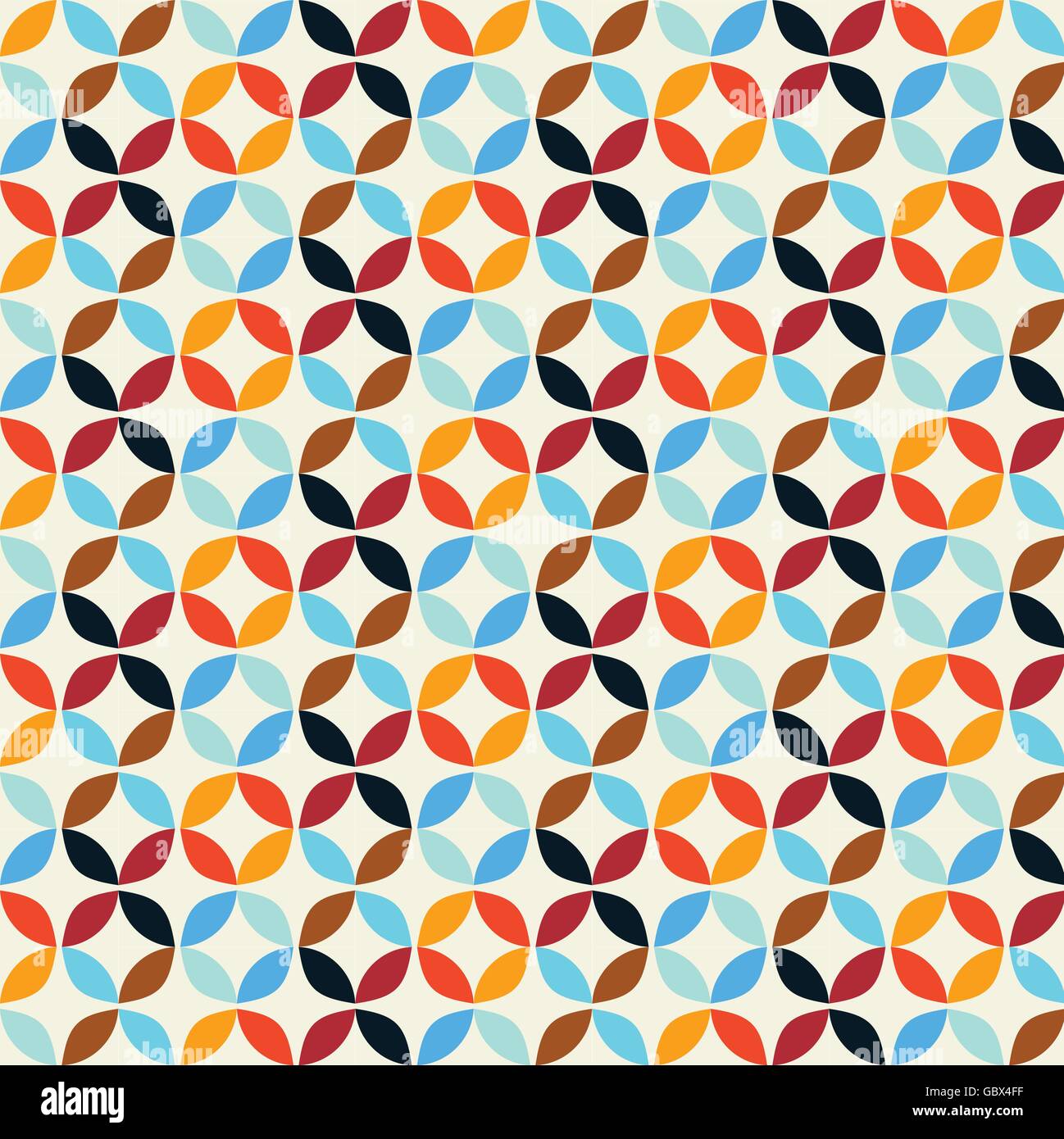 Vector Geometric Circle Pattern Background Stock Vector Image And Art Alamy