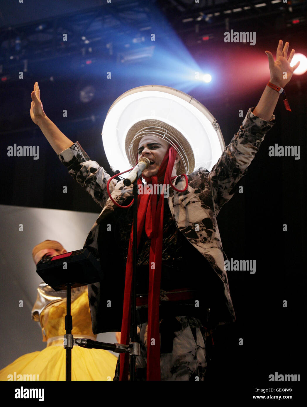 Fischerspooner perform on second stage wireless festival in hyde park ...