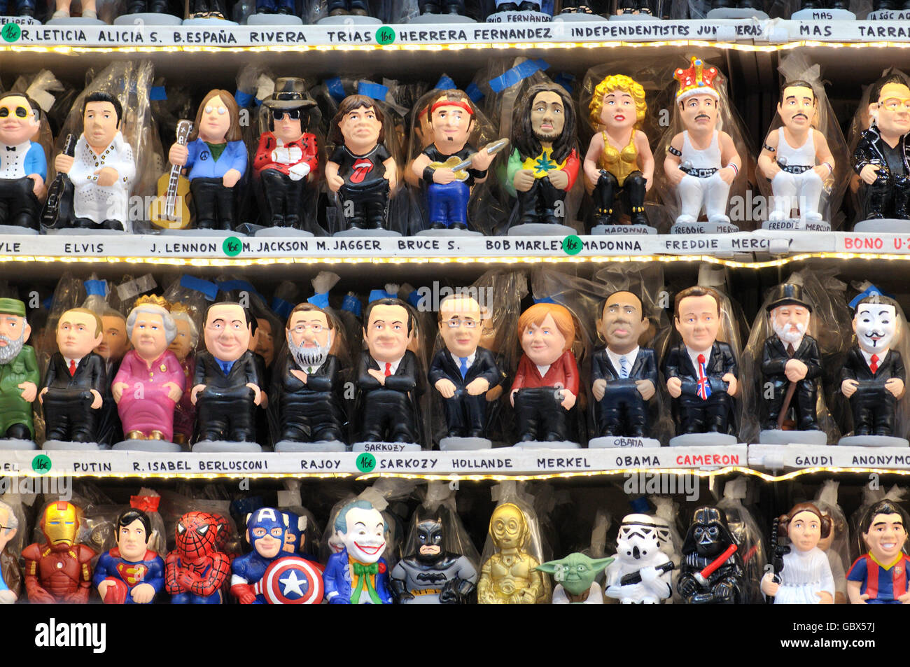 ´Caganers´, particular feature of modern nativity scenes at Santa ...