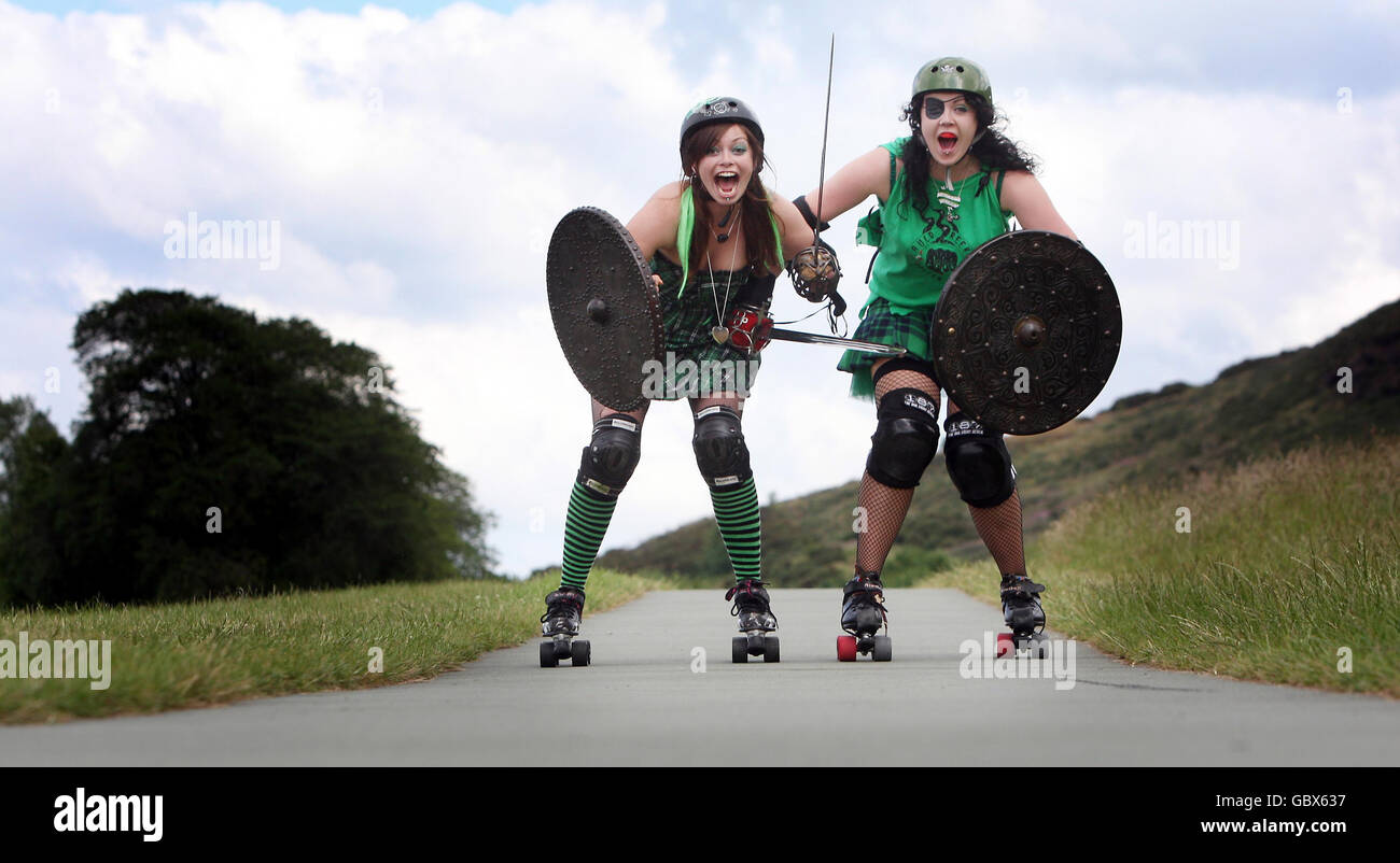 Edinburghs auld reekie roller girls hi-res stock photography and images ...