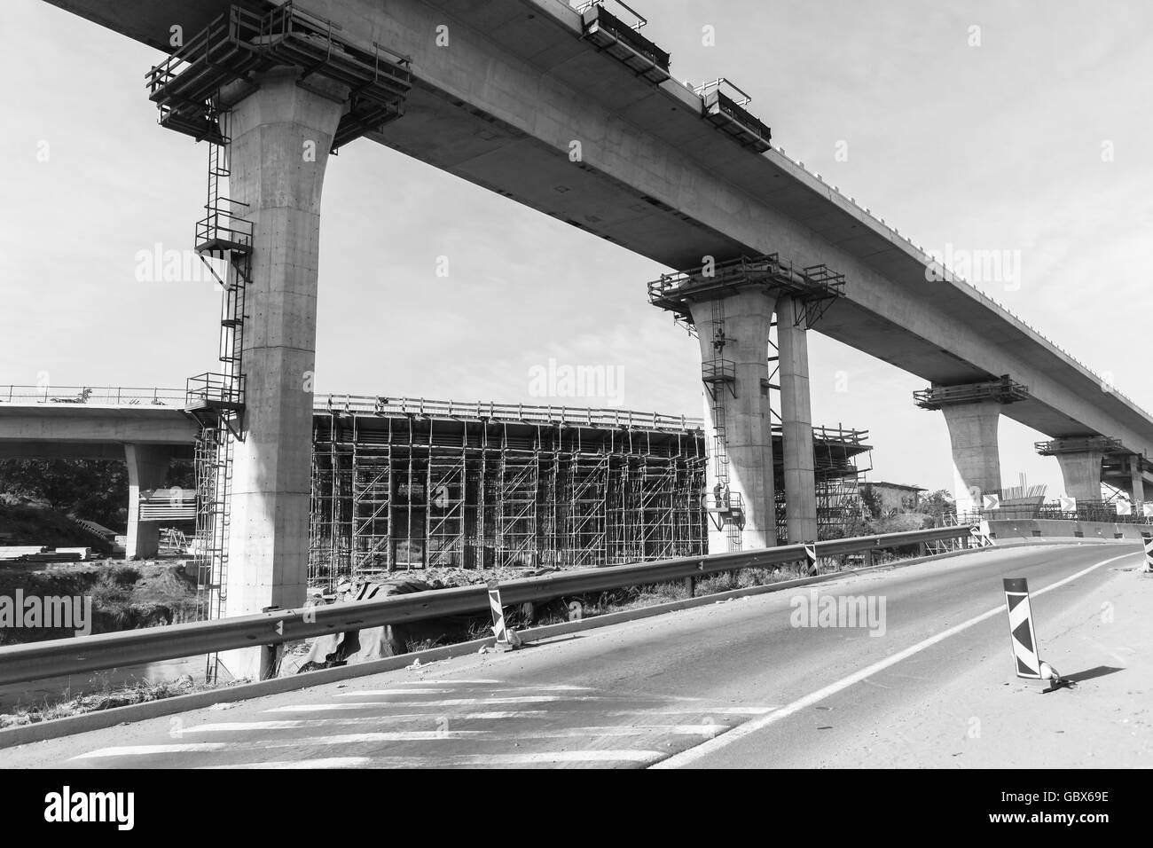 Steel flyover Black and White Stock Photos & Images - Alamy