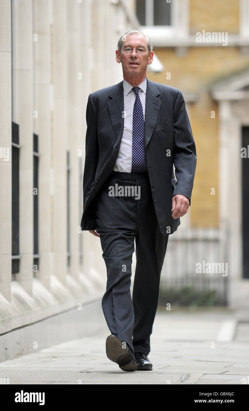 Chairman of the Baha Mousa inquiry Sir William Gage arrives at ...