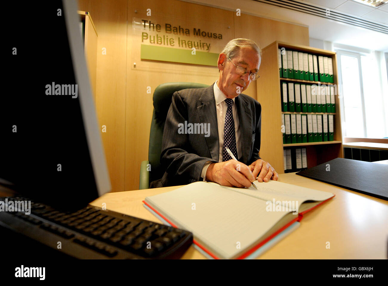 Baha Mousa inquiry Stock Photo - Alamy