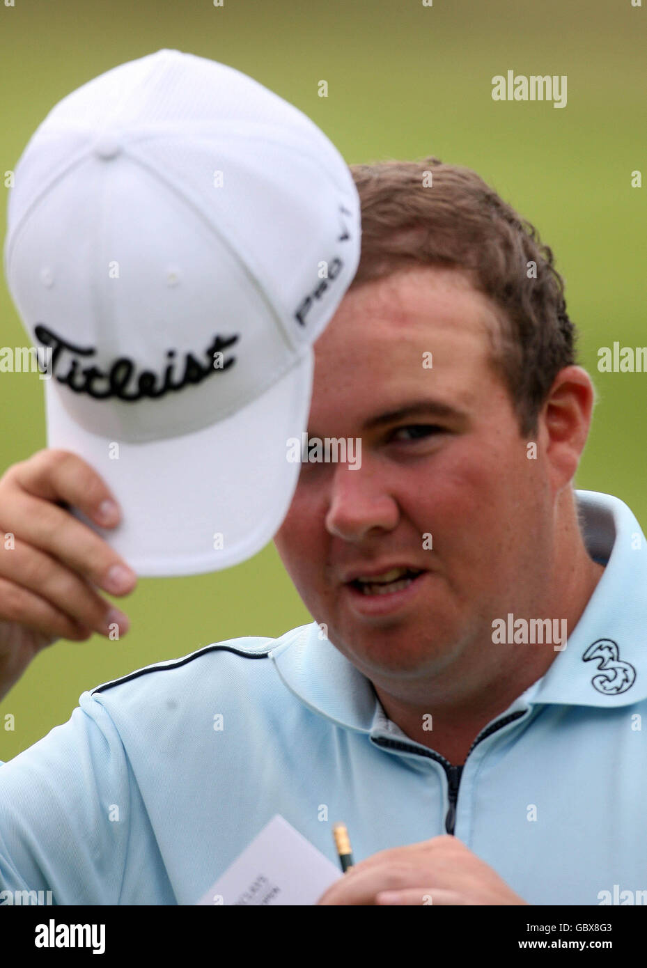 Shane Lowry on the 18th during the Barclays Scottish Open at Loch ...